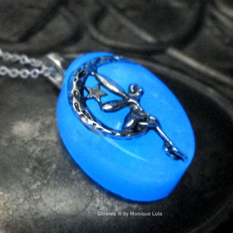 Glowies Glow Jewelry Art And Decor Frozen Pixie Glow Opal Fairy Necklace