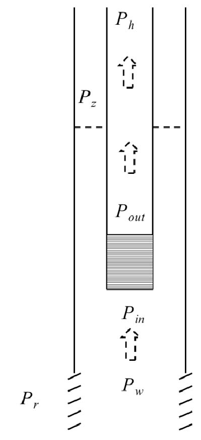 The Multiphase Flow Pattern In The Well Download Scientific Diagram