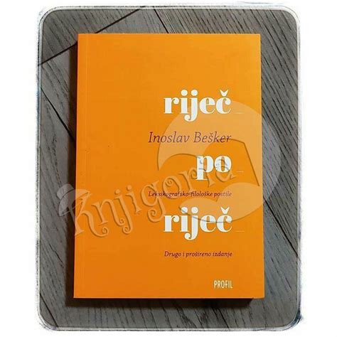 Riječ Po Riječ Inoslav Bešker