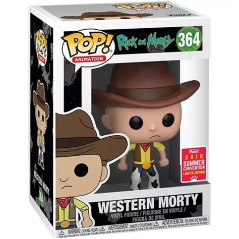 Funko Pop Western Morty 364 Rick And Morty Animation