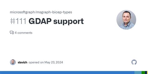 gdap support · issue 111 · microsoftgraph msgraph bicep types · github