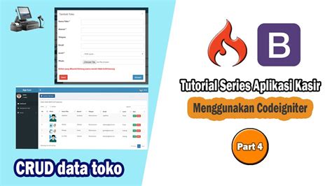 Tutorial Codeigniter Aplikasi Kasir Part 4 Youtube