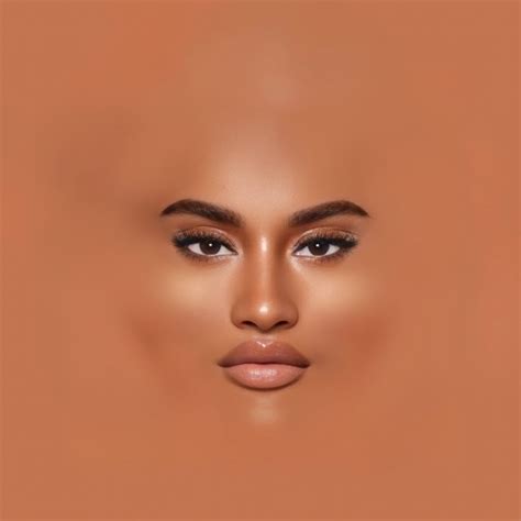 Wwe 2k Face Textures Face Card Template Sims 4 Realistic Skin