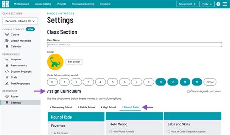 How Do I Assign An Hour Of Code Activity To My Class Section