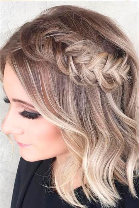 Peinados Para Fiestas Cabello Suelto Y Corto