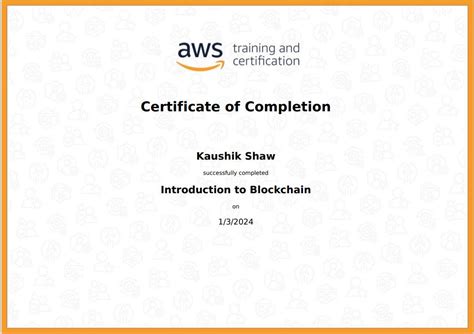 Exploring Blockchain With Aws Kaushik Shaw Posted On The Topic Linkedin