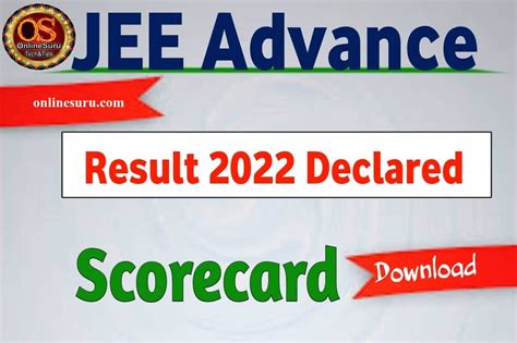 JEE Advanced Result 2022 Link यह स चक कर रजलट रजलट जर कर
