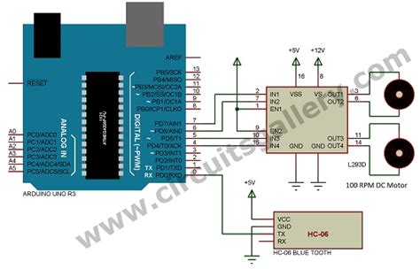Arduino Project Simple Arduino Robot Controlled By Android Via Bluetooth Module Hc 06hc 05