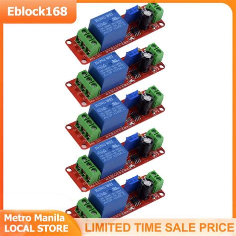 PcsNE Timer Switch Adjustable Module Time Delay Relay Module DC V Delay Relay Shield