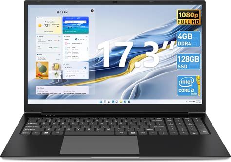 Amazon Com SGIN Laptop 17 Inch Laptops With Intel Core I3 5005U Processor Up To 2 4GHz 4GB