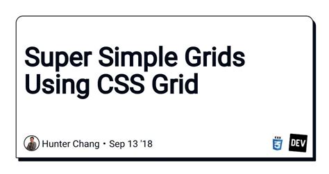 super simple custom 12 column grid with css grid r webdev
