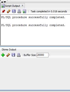 How To Turn On And Use SQL Developer DBMS OUTPUT