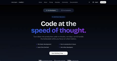 Нейросеть Developer Toolkit Обзор параметры и отзывы и альтернативы