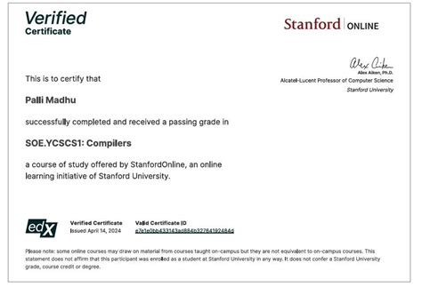 Madhu Palli On Linkedin Edx Compilers