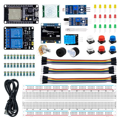 Lafvin Basic Starter Kit For Esp32 Esp Wroom 32 Wifi I Ot Development