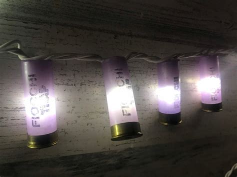 20 Count 12 Gauge Shotgun Shell Lights With Led Bulbs Craftysisterscorner