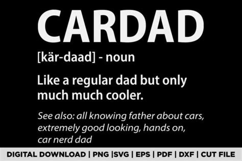 Funny Car Dad Car Lover Fathers Day Car Graphic By Graphic Af · Creative Fabrica