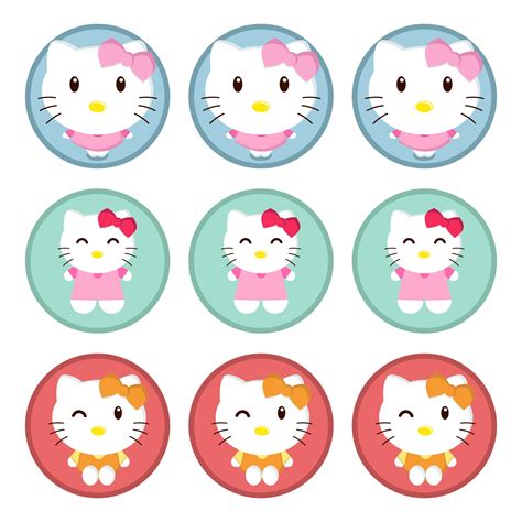 Hello Kitty Printable Face Template Free Printable Cute Hello