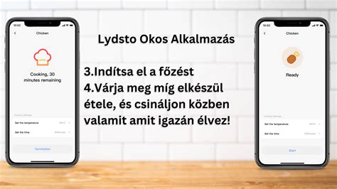 Xiaomi Lydsto Airfryer 5L Nagy Kapacitású Okos Légsütő 1700w