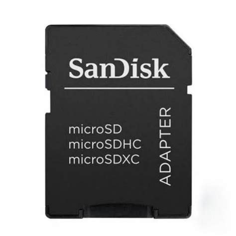 Promo Adapter Converter Memory Card Micro SD Merk Sandisk Sambungan Tanpa Merk Kota