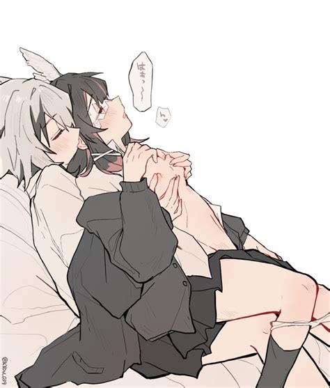 Rule 34 2girls Arlecchino Genshin Impact Bangs Black Hair Black Jacket Blush Breasts Closed