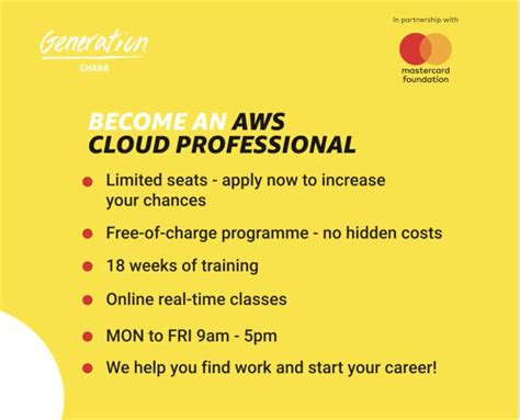 Cloudcomputing Aws Freetraining Techcareers Ghanatech