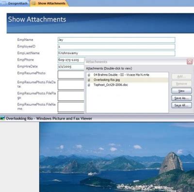Working With Attachment Data Type In Microsoft Access Expert Zone Cimaware Software