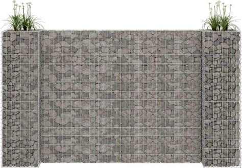 Vidaxl H Formet Gabion Plantekasse Krukke • Pris
