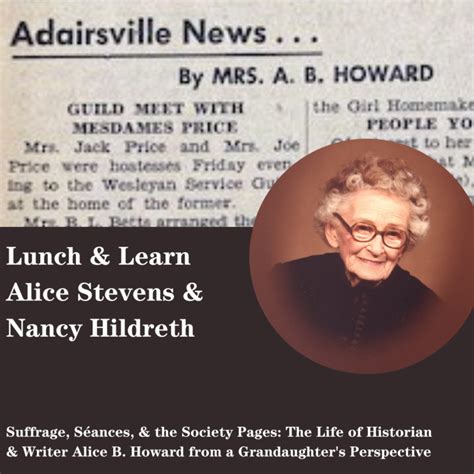 Lunch And Learn Alice Stevens And Nancy Hildreth Bartow History Museum