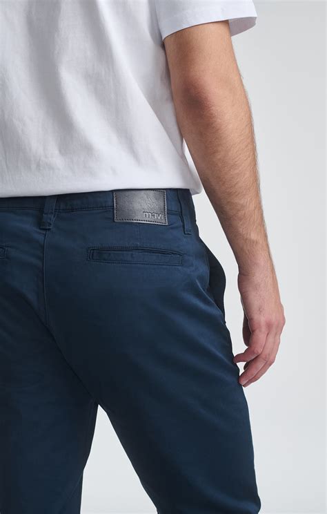 Mavi Mens Milton Slim Straight Chino In Night City Smart Mavi Jeans