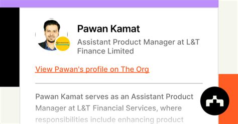 Pawan Kamat Assistant Product Manager At Landt Finance Limited The Org