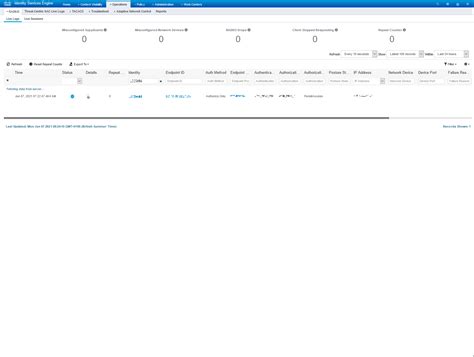 Solved Ise Radius Live Log Issue Cisco Community