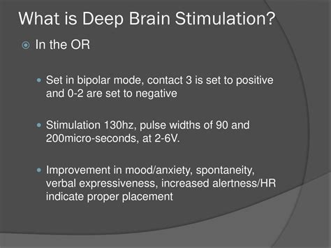Consideration of Deep Brain Stimulation in Refractory OCD - ppt download