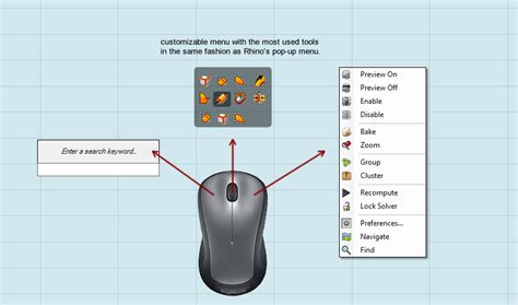 Suggestion Pop Up Menu With Tools Grasshopper Mcneel Forum