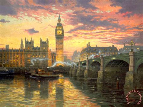 Thomas Kinkade London Painting London Print For Sale