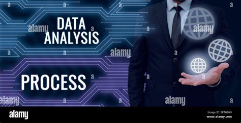 Hand Writing Sign Data Analysis Process Business Approach Build A Dashboard And Analyze With