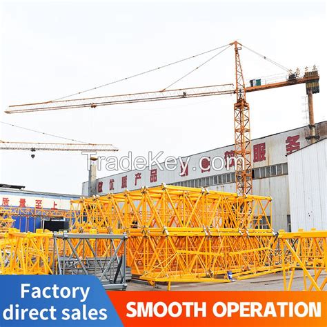 Tower Type Crane Construction Crane Qtz63 5010 Flat Head Tower