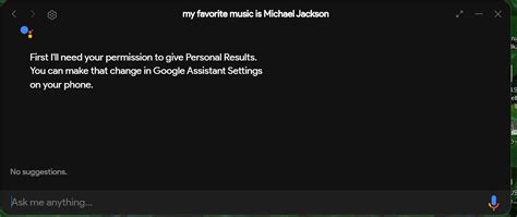 Bug Google Assistant Doesn T Want To Show My Personal Results Even Though I Enable It On My