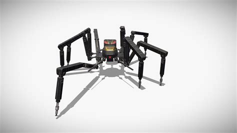 Spider Bot V2 Rigged And Animated 3d Model Turbosquid 2153648