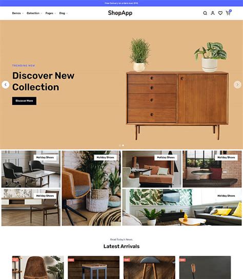 shopapp ecommerce bootstrap 5 template