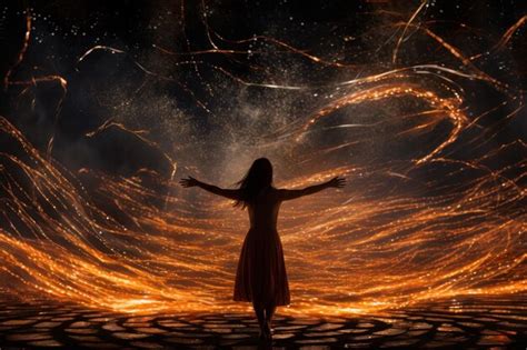 Premium Photo Rhythmic Radiance Realm Edm Background Photo