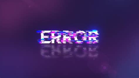 Premium Photo 3d Rendering Error Text With Screen Effects Of