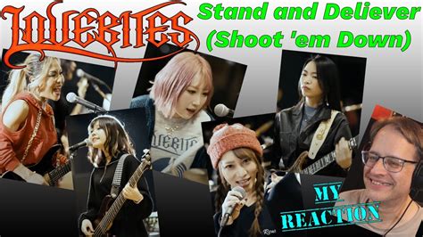 Lovebites Stand And Deliver Shoot Em Down Reaction YouTube