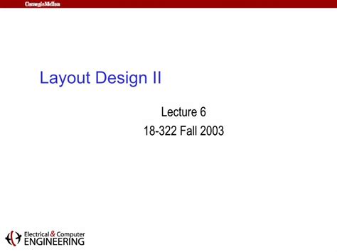 pdf layout design ii ece ~ece322