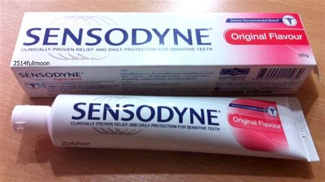 100 G Sensodyne Original Flavor Toothpaste Reduce Tooth Sensitivity
