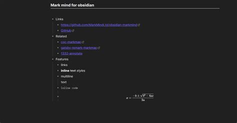 Github Markmindckm Obsidian Markmind A Mind Map Outline For