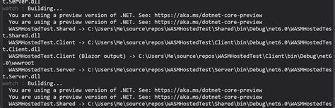 Hot Reload 600 Preview3212014 Blazor Wasm Aspnet Core Hosted