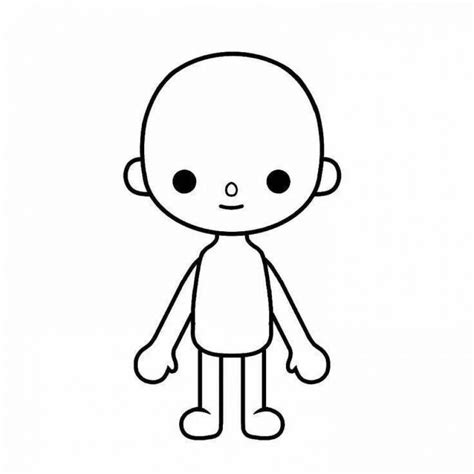 Раскраски Тока бока человек 39 шт скачать или распечатать бесплатно 5575