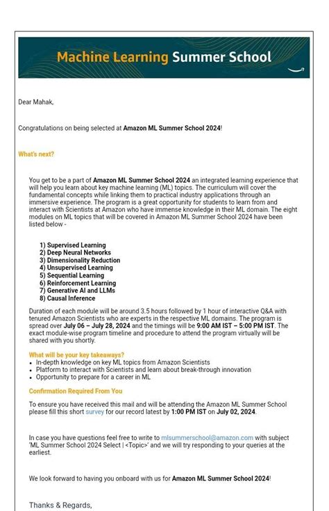 Mahak Mirza On Linkedin Amazonmlsummerschool2024 Machinelearning