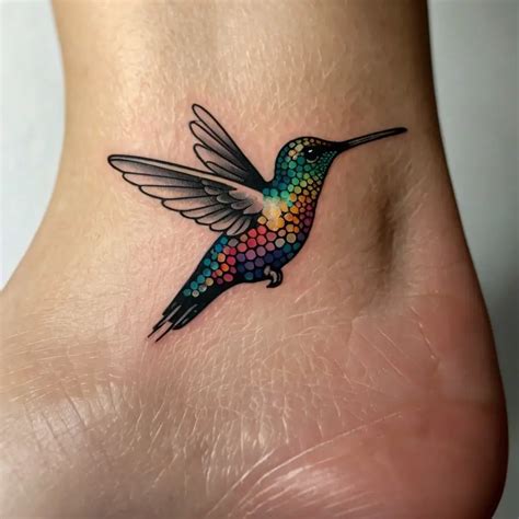 Hummingbird Tribal Tattoo